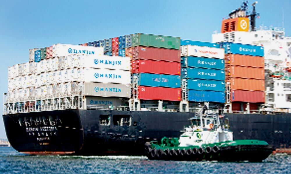 Huge container ships' biggest problem is emissions