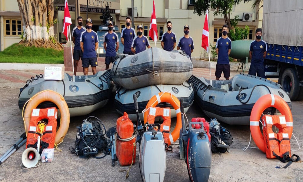 Indian Navy ships, aircraft kept ready for rescue, relief Ops - Cyclone ...