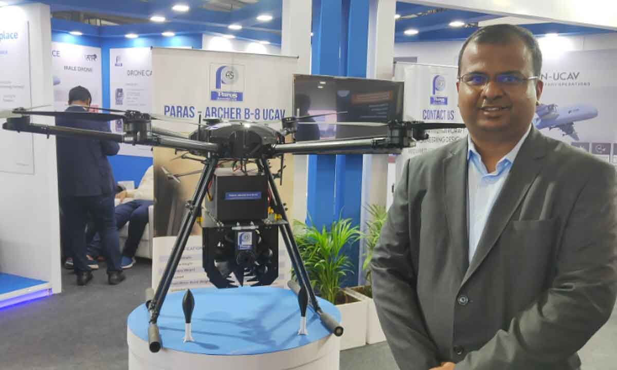 Paras Aerospace showcases high-tech drones at Defexpo India