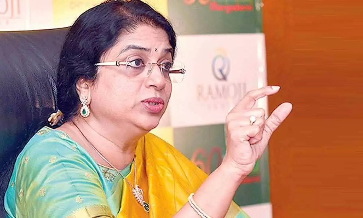 Ramoji Rao’s daughter-in-law questioned