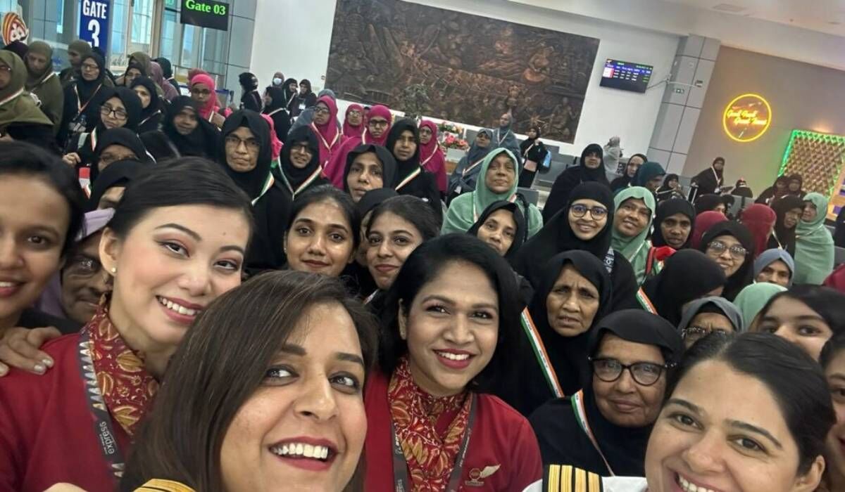 India's historic all-women Haj flight creates ground-breaking aviation ...