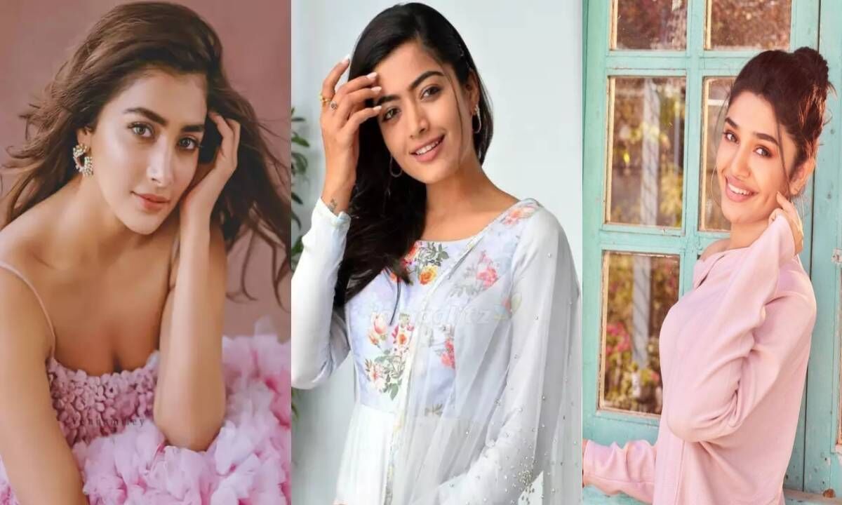 Pooja Hegde, Rashmika Mandanna, and Kriti Shetty Perch, awaits for ...