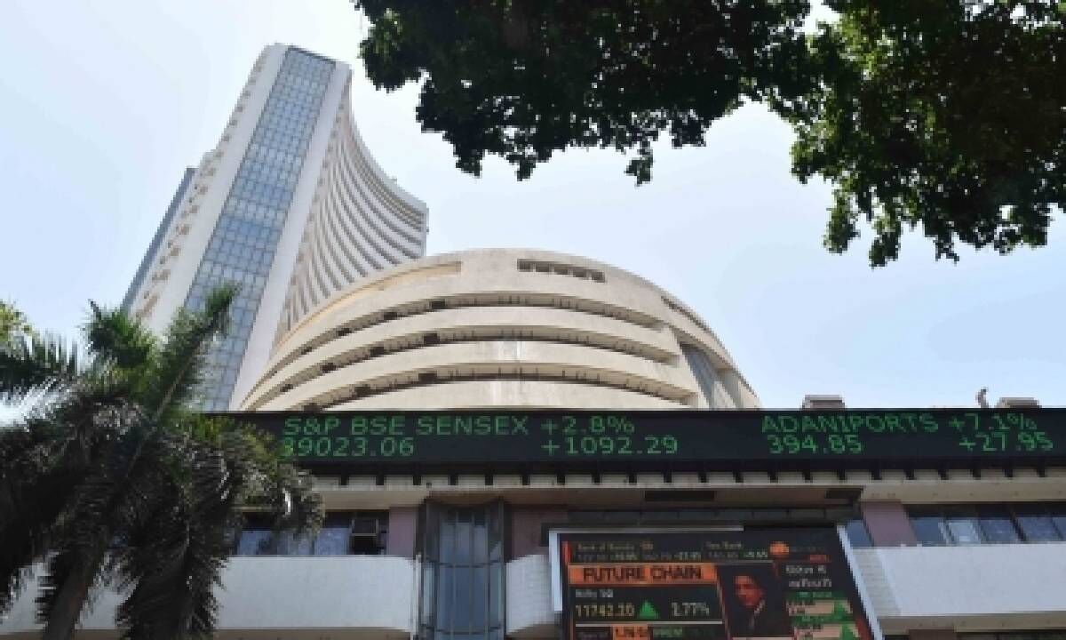 Sensex down more than 200 points as IT heavyweights lag