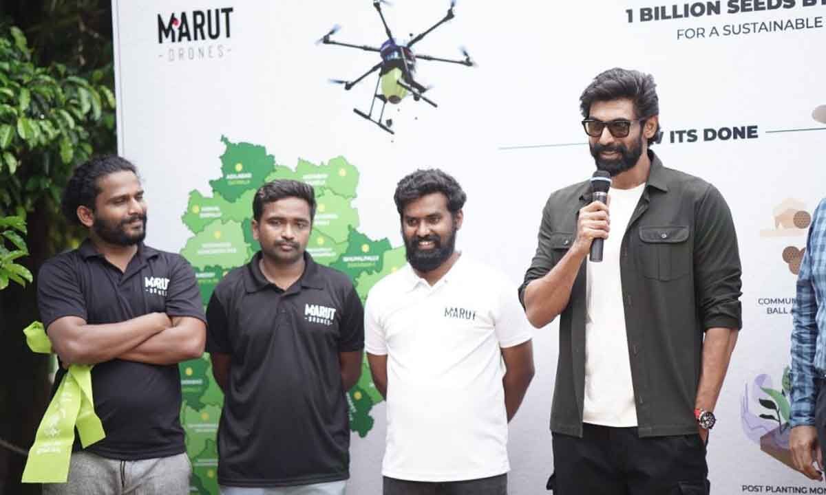 Marut launches new drone for reforestation drive Marut launches new drone for reforestation drive