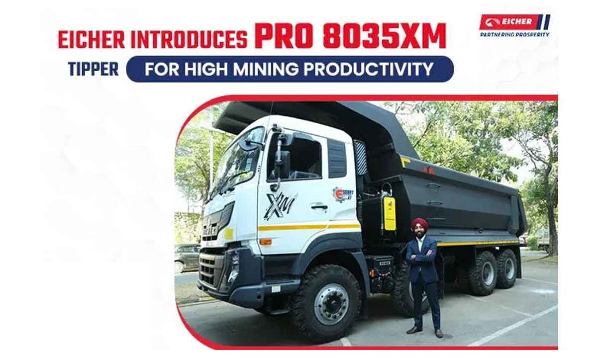 Eicher unveils new tipper