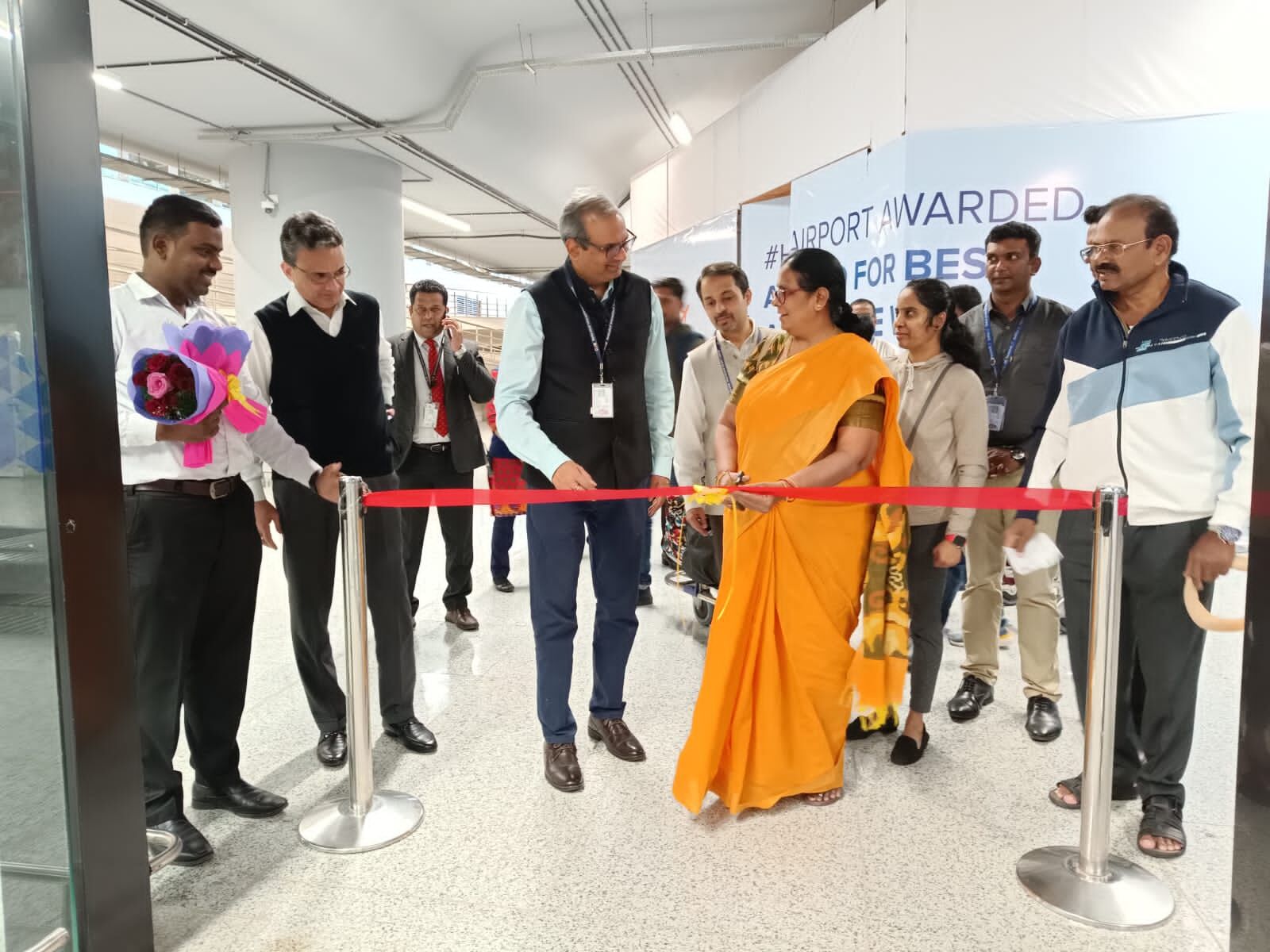 GMR introduces city-side self- check-in near the car parking area