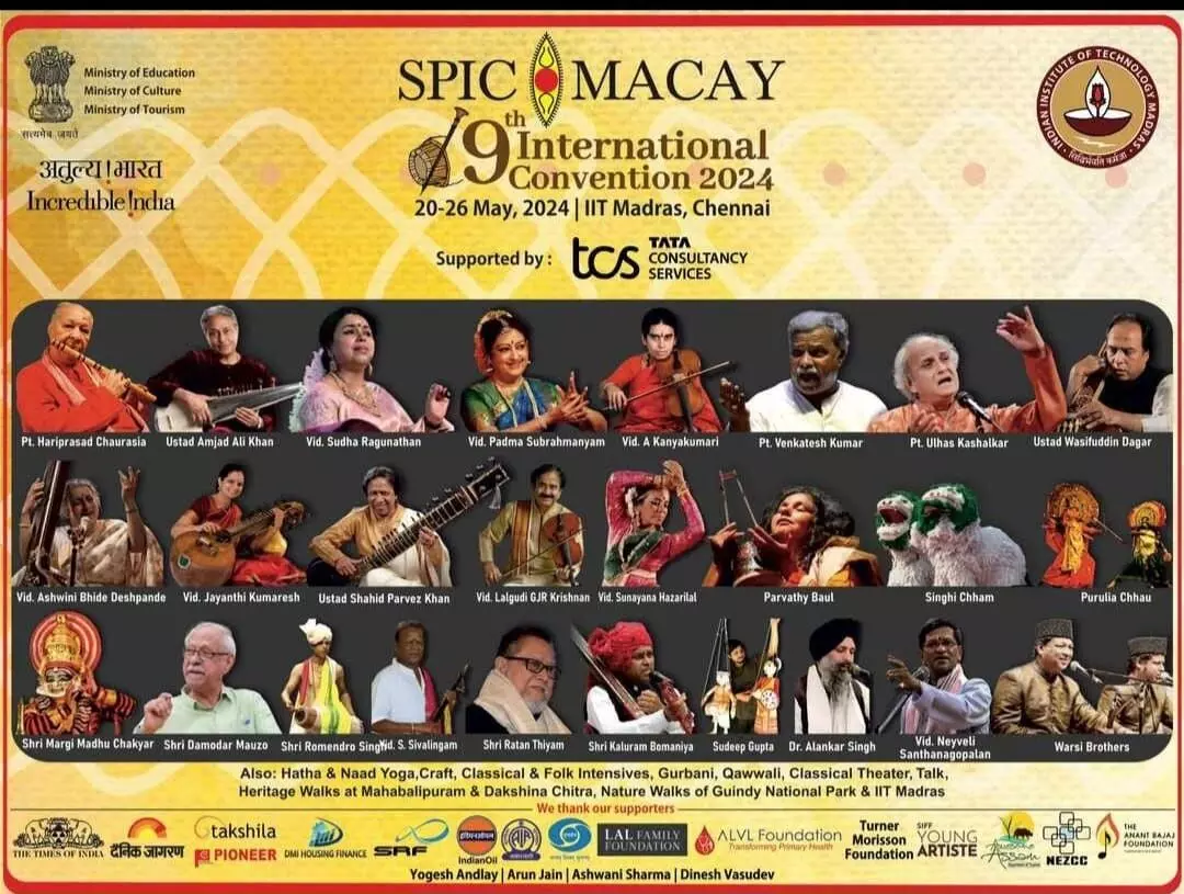 IIT Madras to host SPIC MACAY’s 9 th Convention