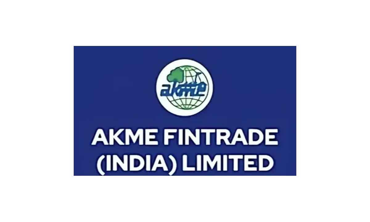 Akme Fintrade debuts with 6% rise