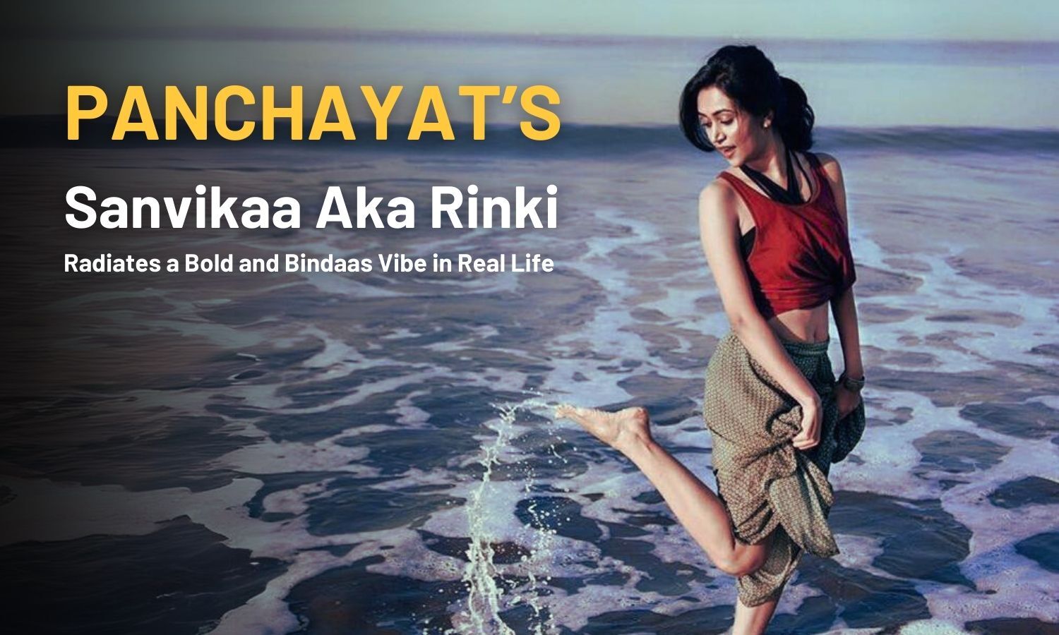 Behind the Scenes: Panchayat's Sanvikaa Aka Rinki Radiates a Bold and ...