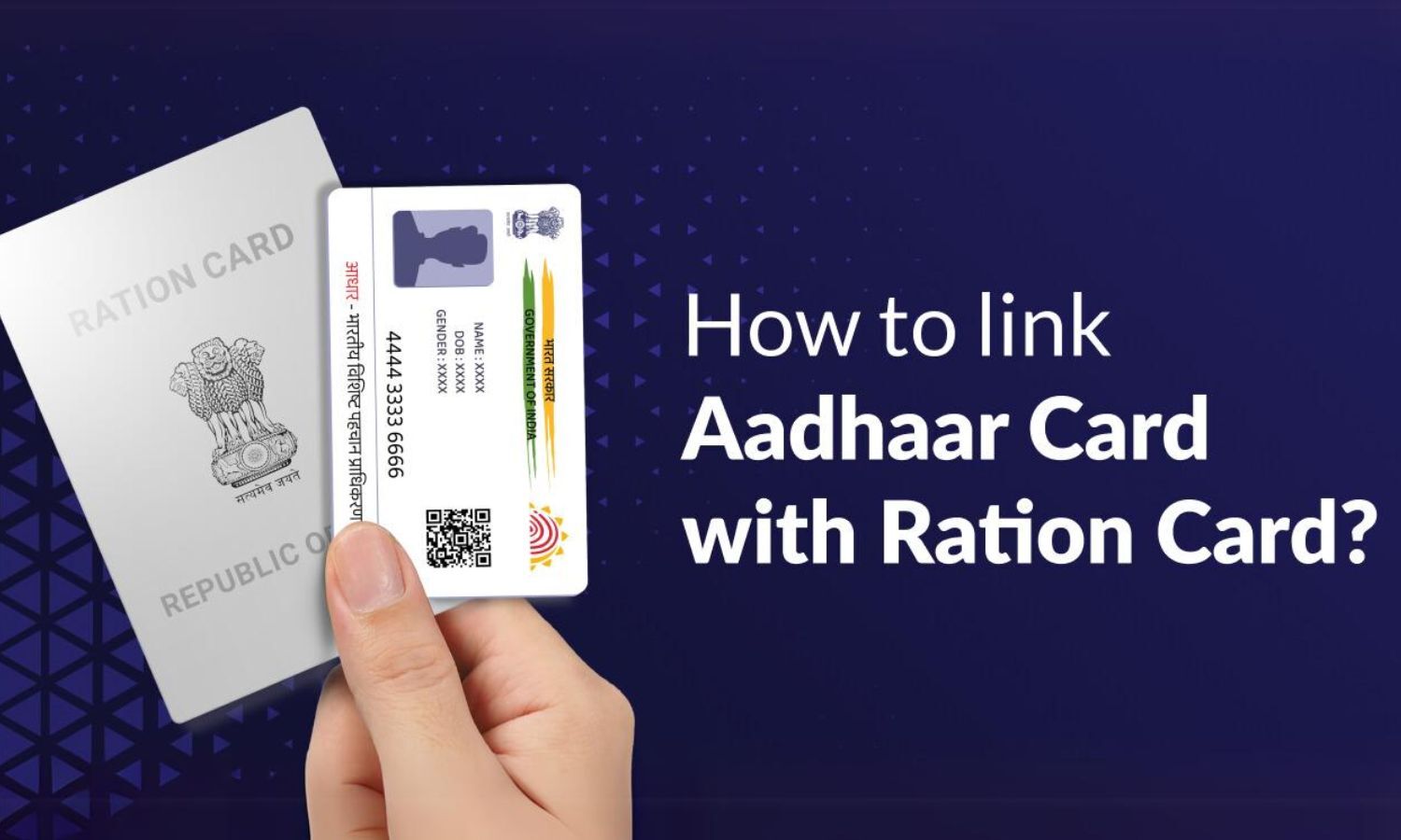 How To Link Aadhaar With Ration Card Detailed Online And Offline Process
