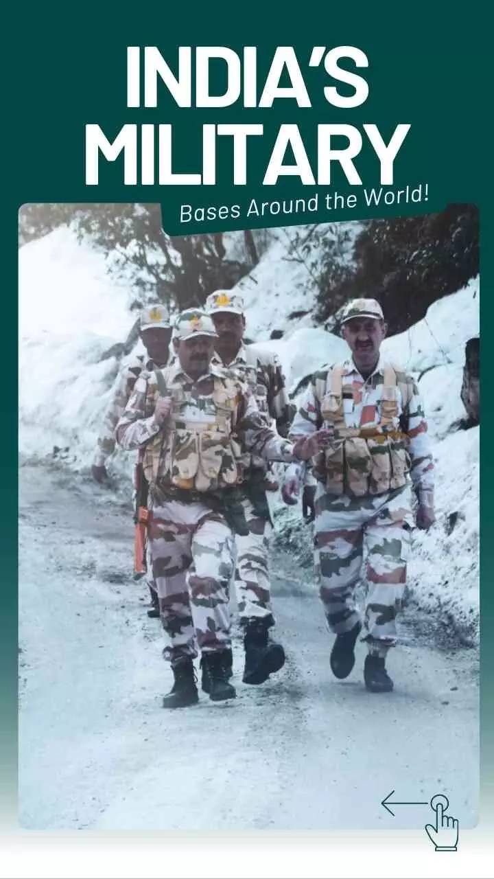 Indian Military Bases Across The Globe