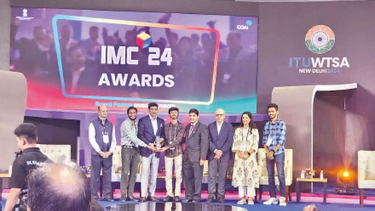 IIIT Hyd’s Smart City Living Lab Bags Award At IMC