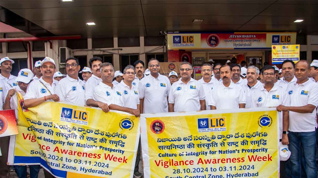 LIC Hyd Zonal Office Observes Vigilance Awareness Week