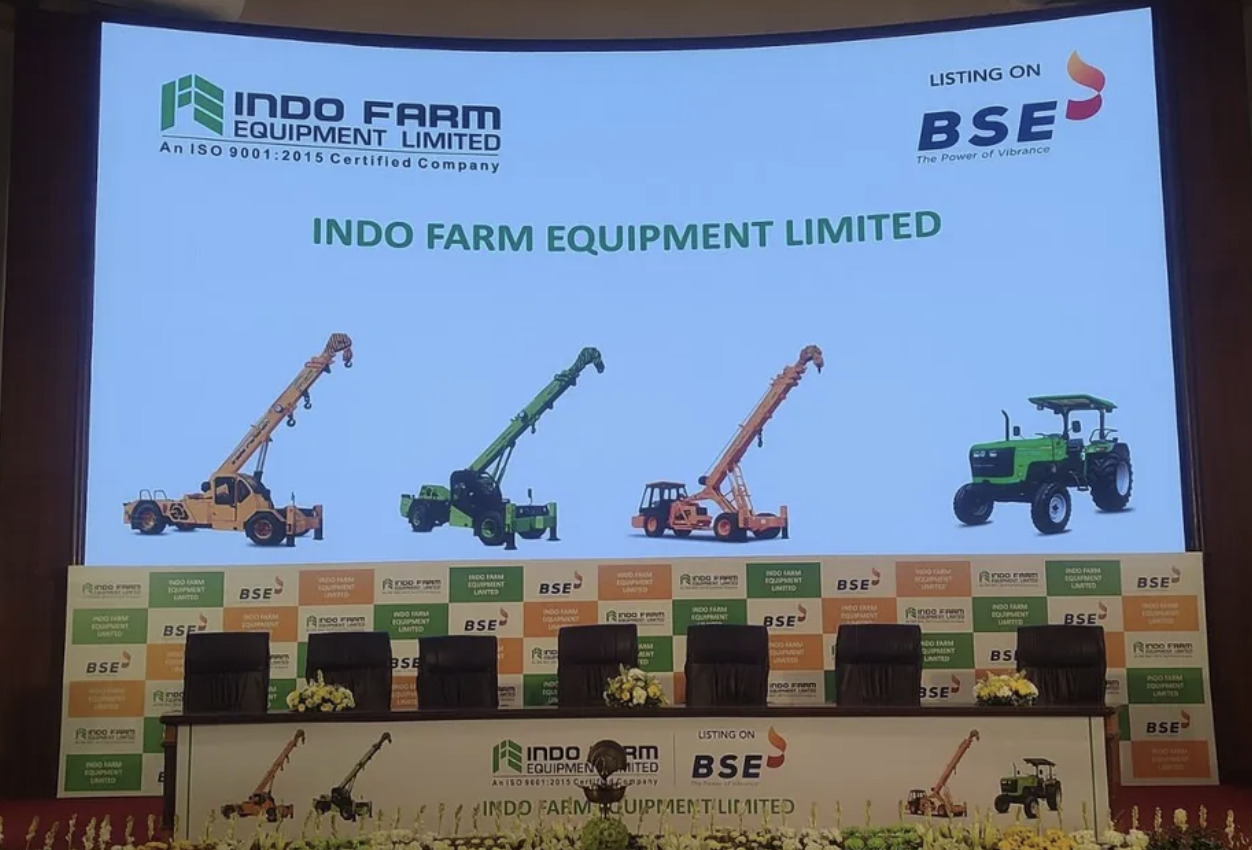 Indo Farm equipment shares surge over 27% on market debut