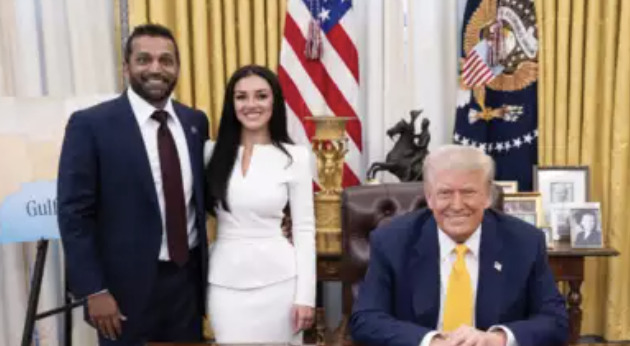 Alexis Wilkins' admiring glance at Kash Patel goes viral at FBI ...