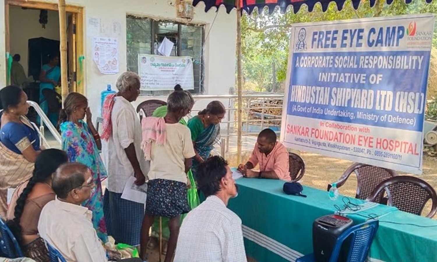 HSL conducts free eye camp