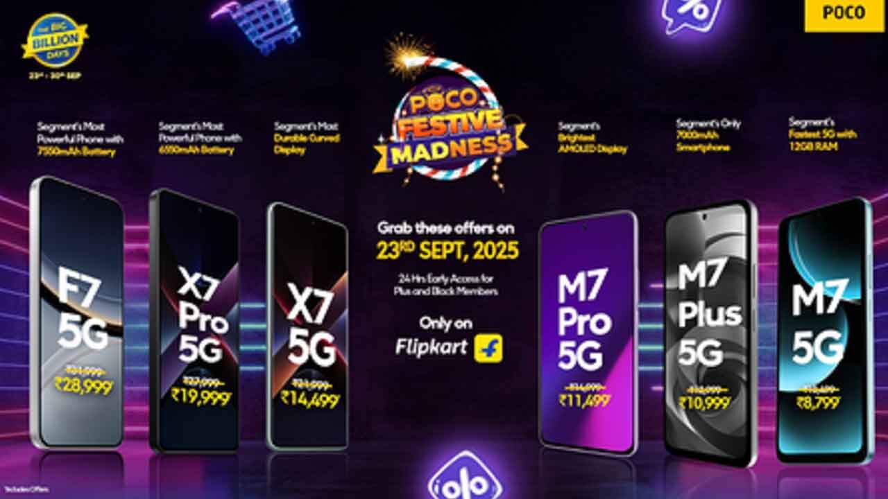 POCO launches 5G smartphone deals for Flipkart sale