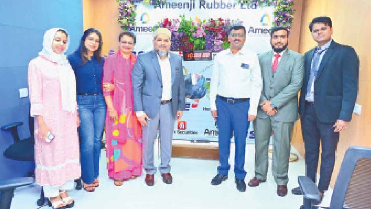 Ameenji Rubber debuts on BSE SME Exchange