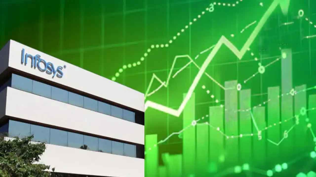 Infosys stock climbs nearly 4%