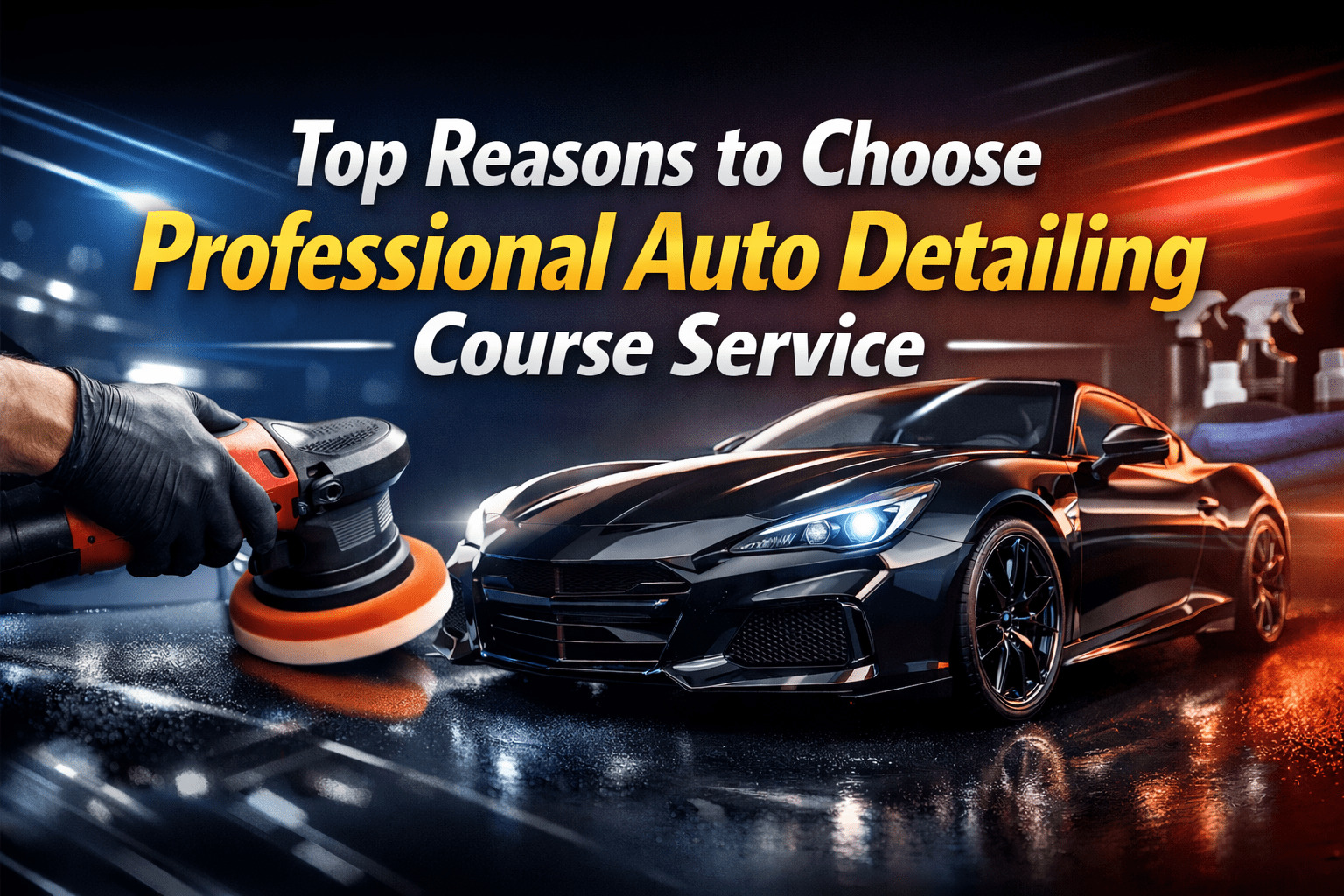 Top Reasons to Choose Professional Auto Detailing Course Service