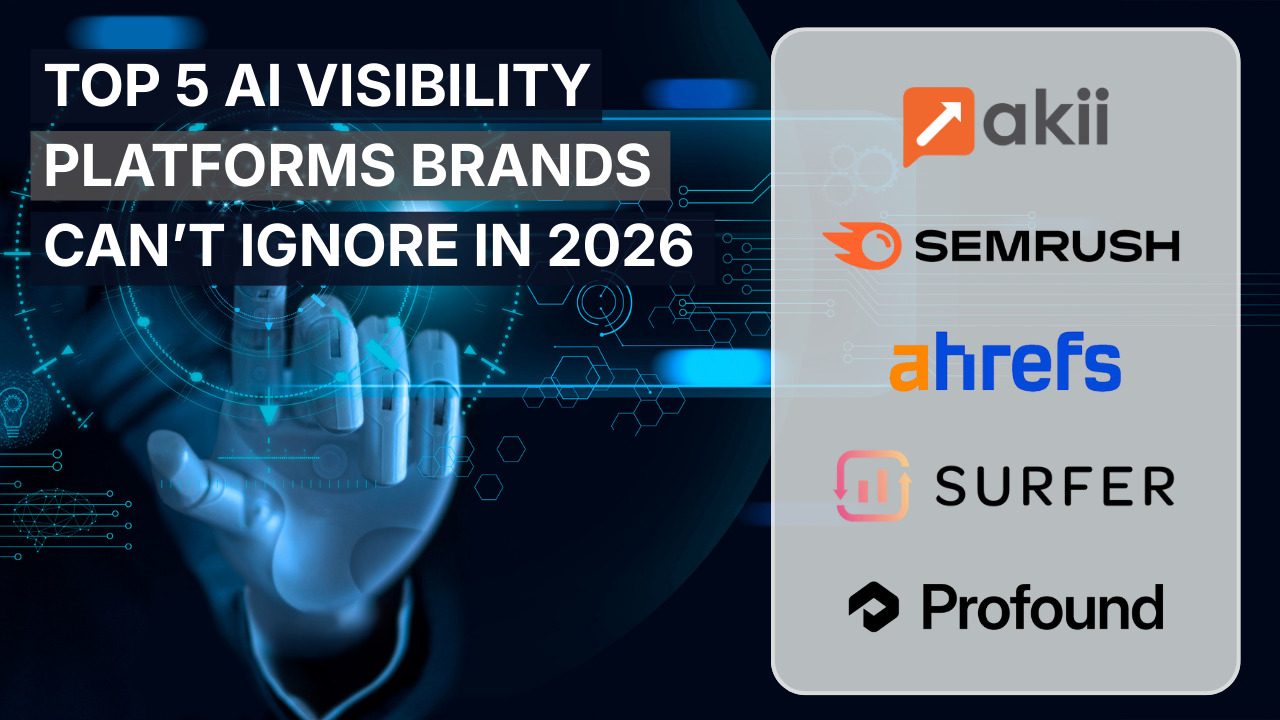 Top 5 AI Visibility Platforms Brands Can’t Ignore in 2026