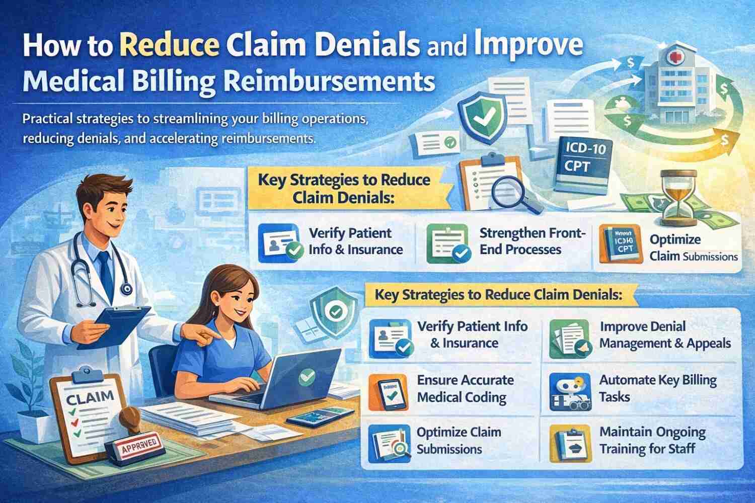 How to Reduce Claim Denials and Speed Up Medical Billing Reimbursements