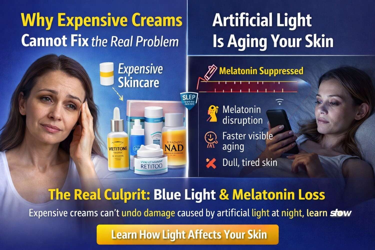 How Artificial Light Is Aging Your Skin Faster Than You Realize