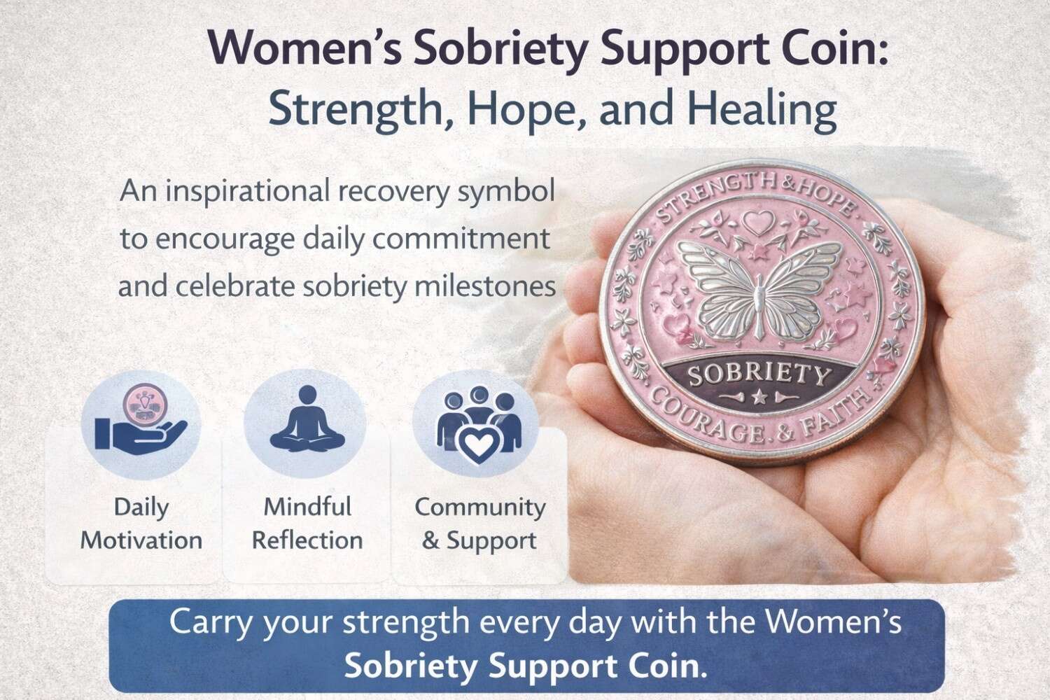 How a Sobriety Support Coin Can Empower Women in Recovery?